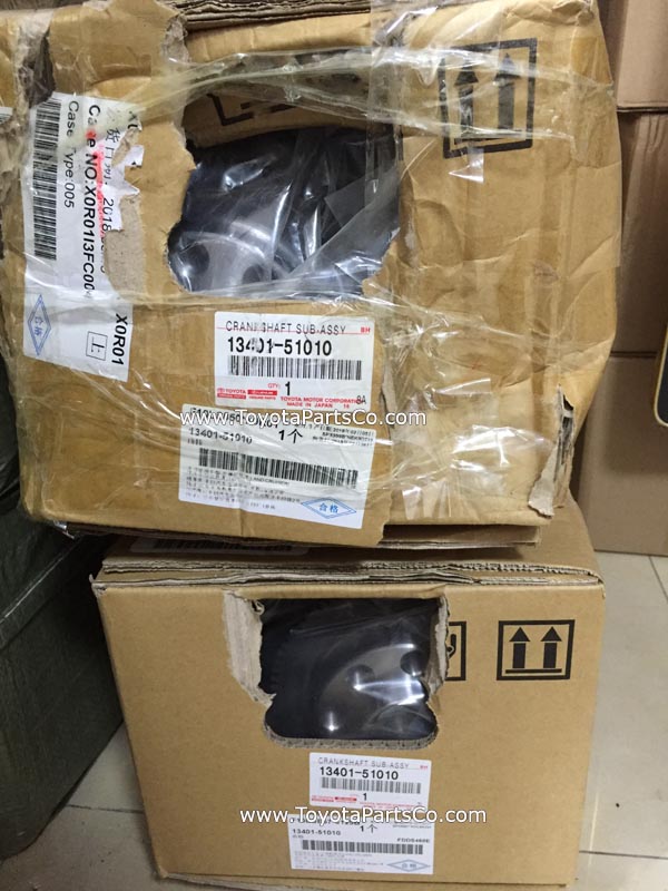 13401-51010,Genuine Toyota V8 1VD CrankShaft For Land Cruiser