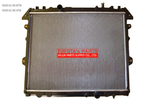 16400-0L180,Toyota Hilux Fortuner Radiator 16400-0L190
