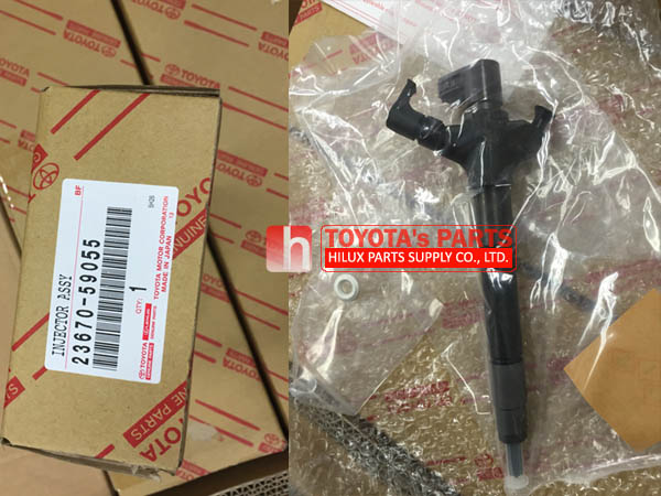 23670-59055,Genuine Toyota 1VD Fuel Injector